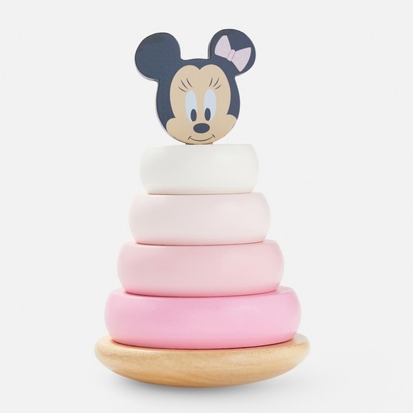 Disney | Accessories | Disneys Minnie Mouse Wooden Stacker Toy | Poshmark
